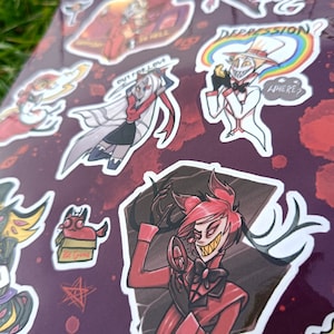 Hazbin Hotel Stickers Sheet - Etsy