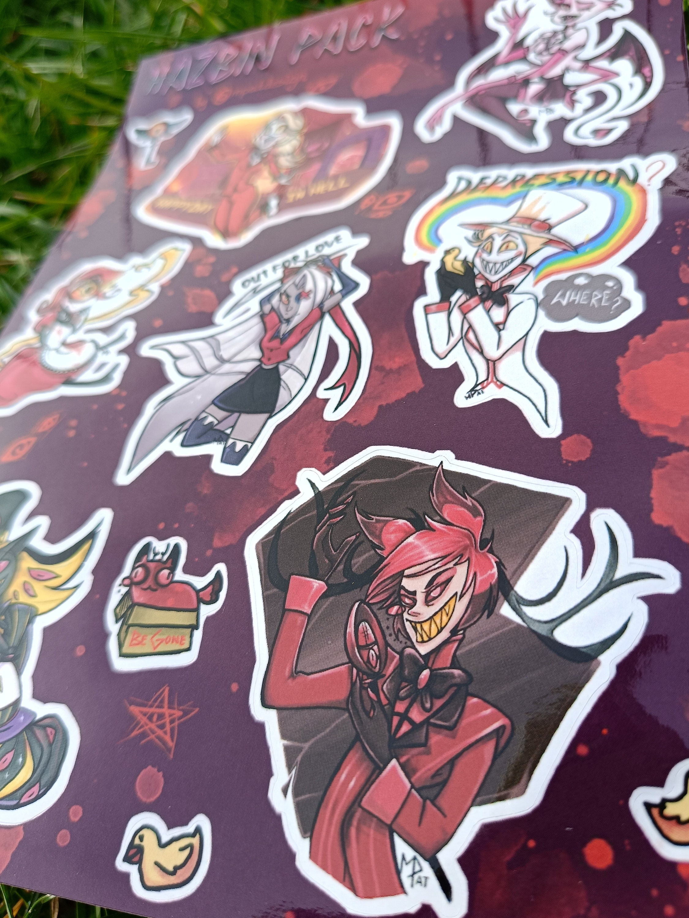 Hazbin Hotel Stickers Sheet - Etsy