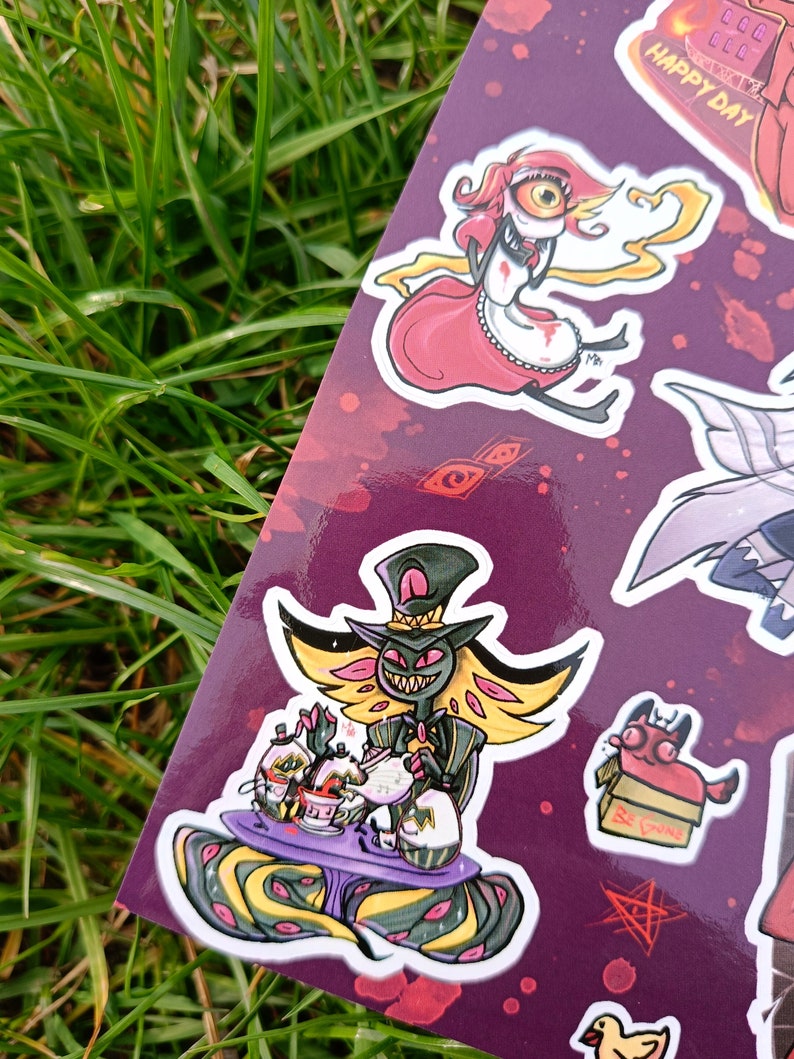 Hazbin Hotel Stickers Sheet - Etsy
