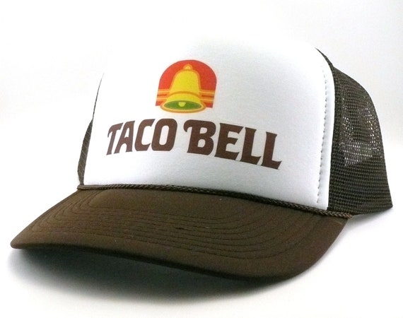 Taco Bell Trucker Hat Mesh Hat Vintage Snapback Hat Brown - Etsy