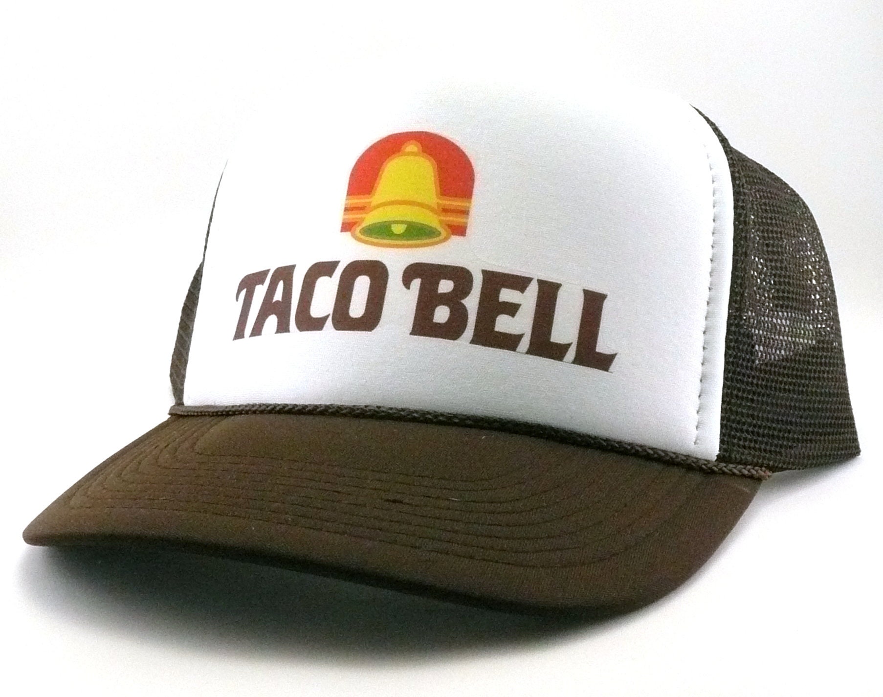 Taco Bell Trucker Hat Mesh Hat Vintage Snapback Hat Brown - Etsy