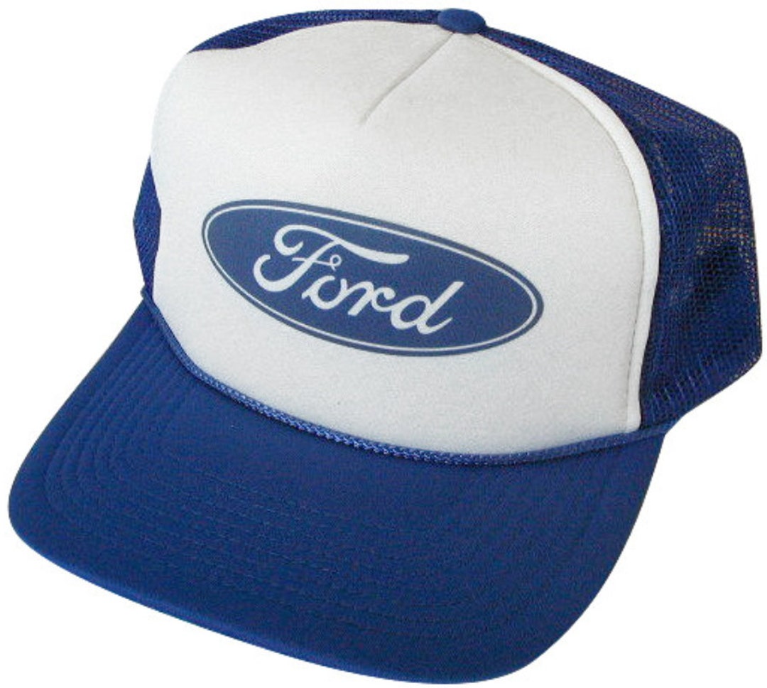 Ford Trucker Hat Mesh Hat Vintage Snapback Hat Blue - Etsy