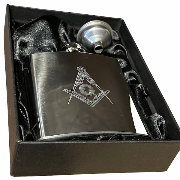 Masonic Flask - Etsy