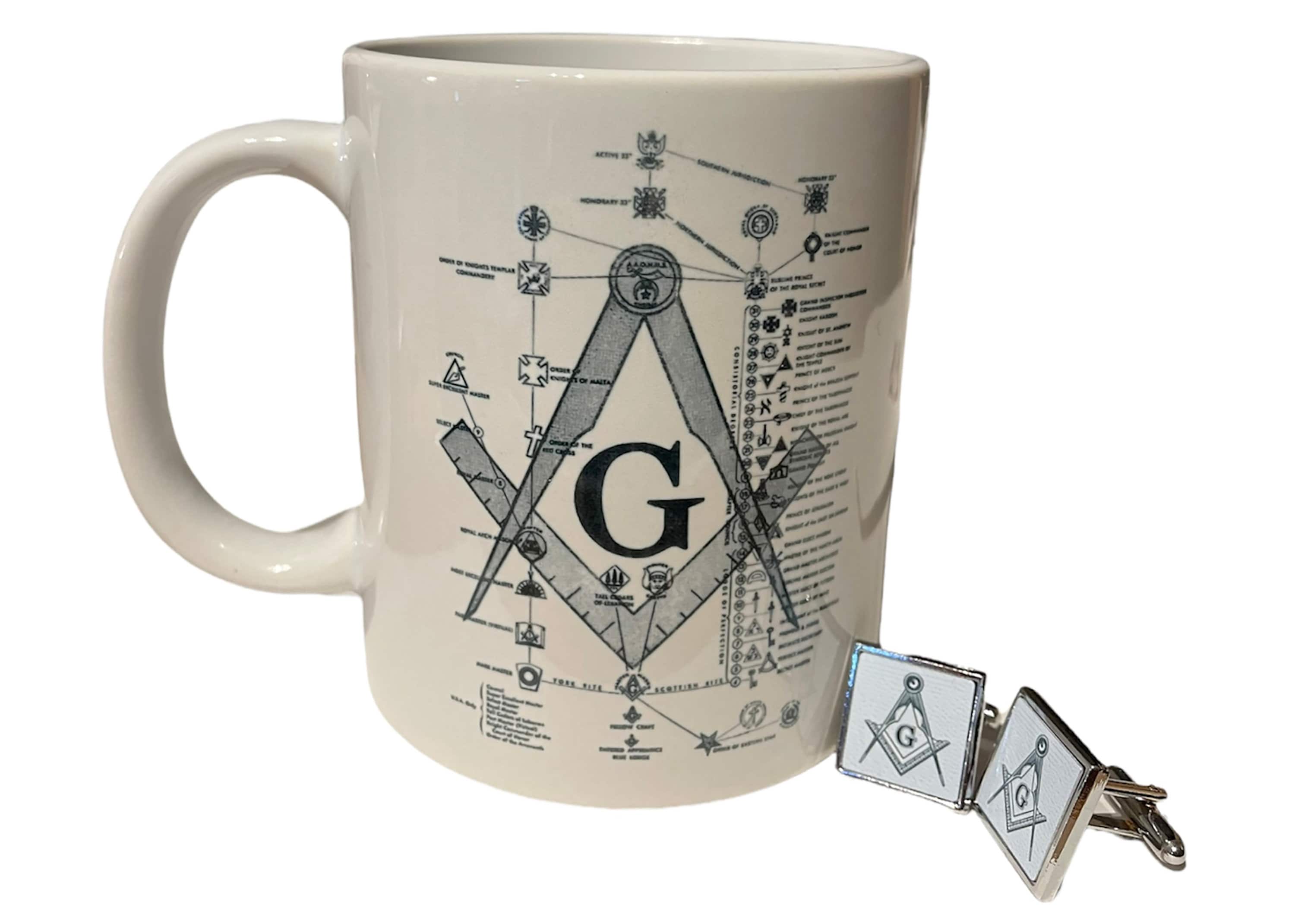 Masonic Mug: Freemasonry Gift, Lodge Coffee Cup - Etsy