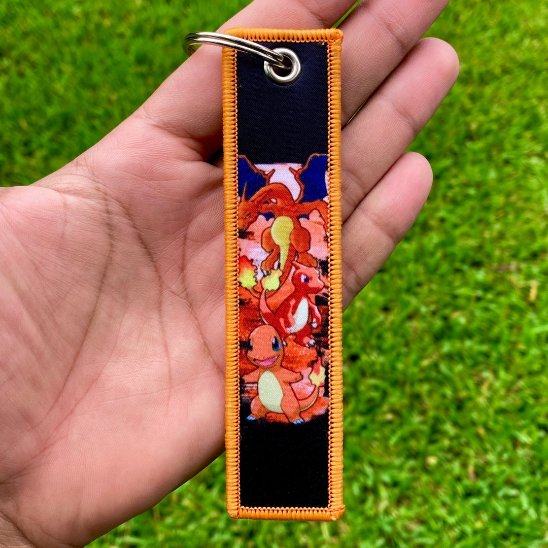 Pokemon Charmander Anime Jet Tag Keychain - Etsy