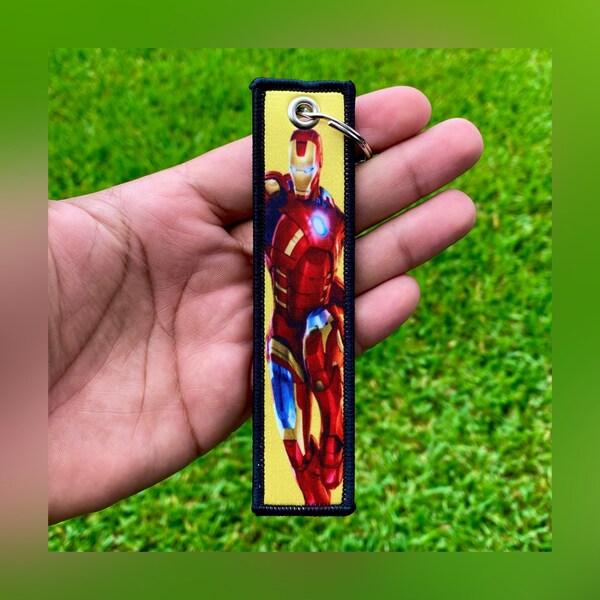 Iron Man and Spiderman Keychain - Etsy