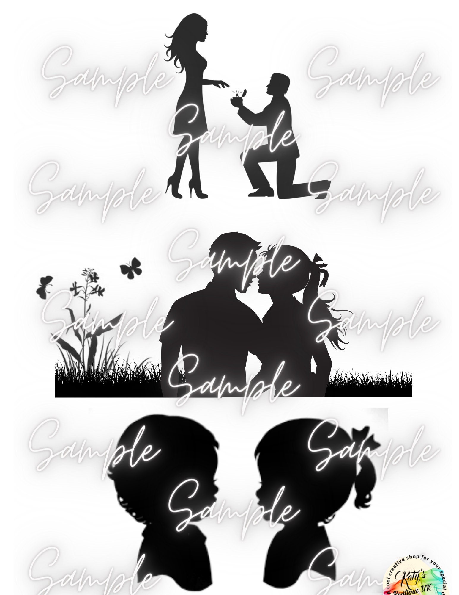 Family Edible Printed Cake Topper - Etsy