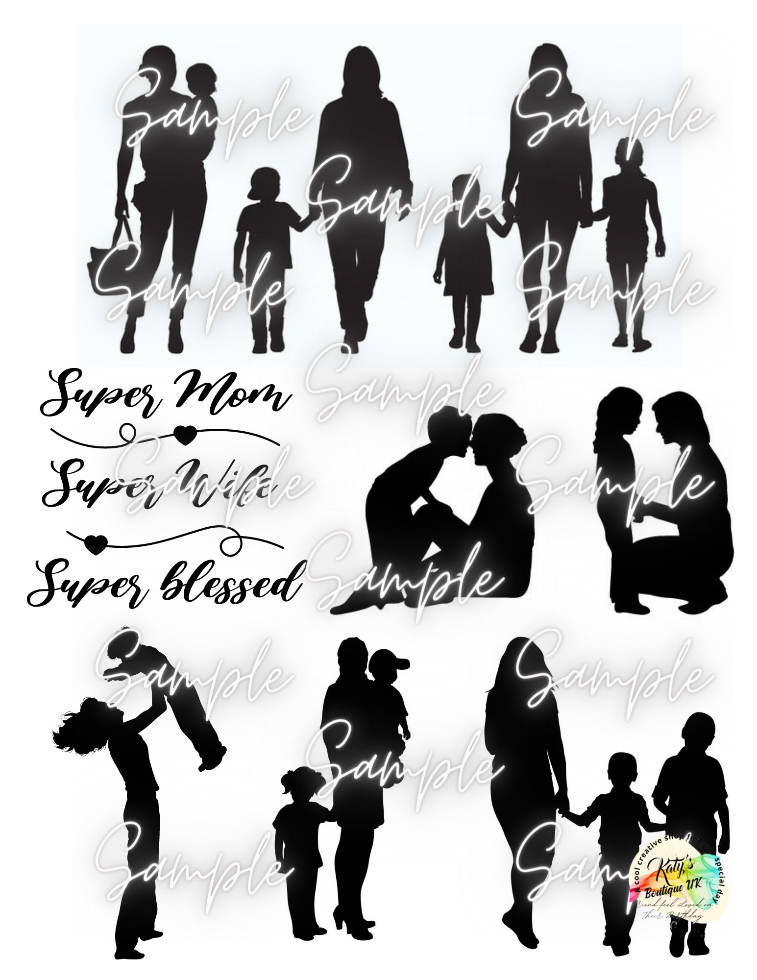 Family Edible Printed Cake Topper - Etsy