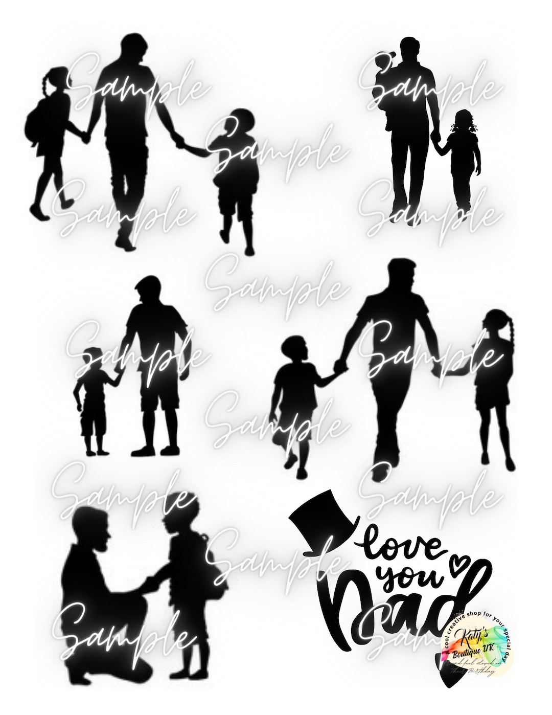 Family Edible Printed Cake Topper - Etsy
