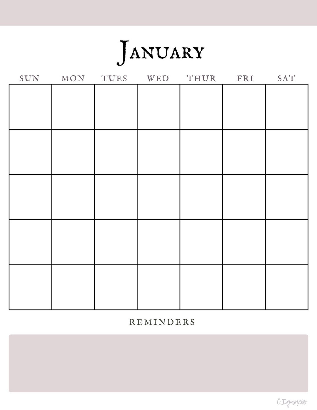 Monthly and Daily Printable Digital Planner - Etsy