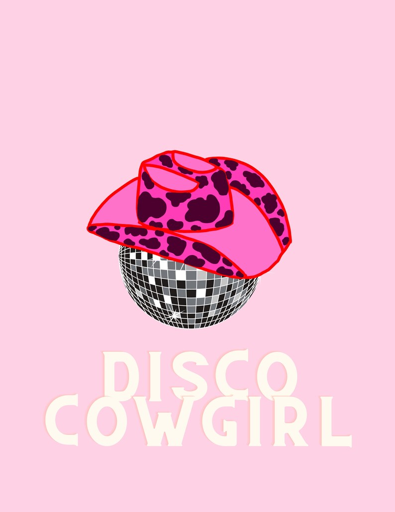 Disco Cowgirl Digital Download - Etsy
