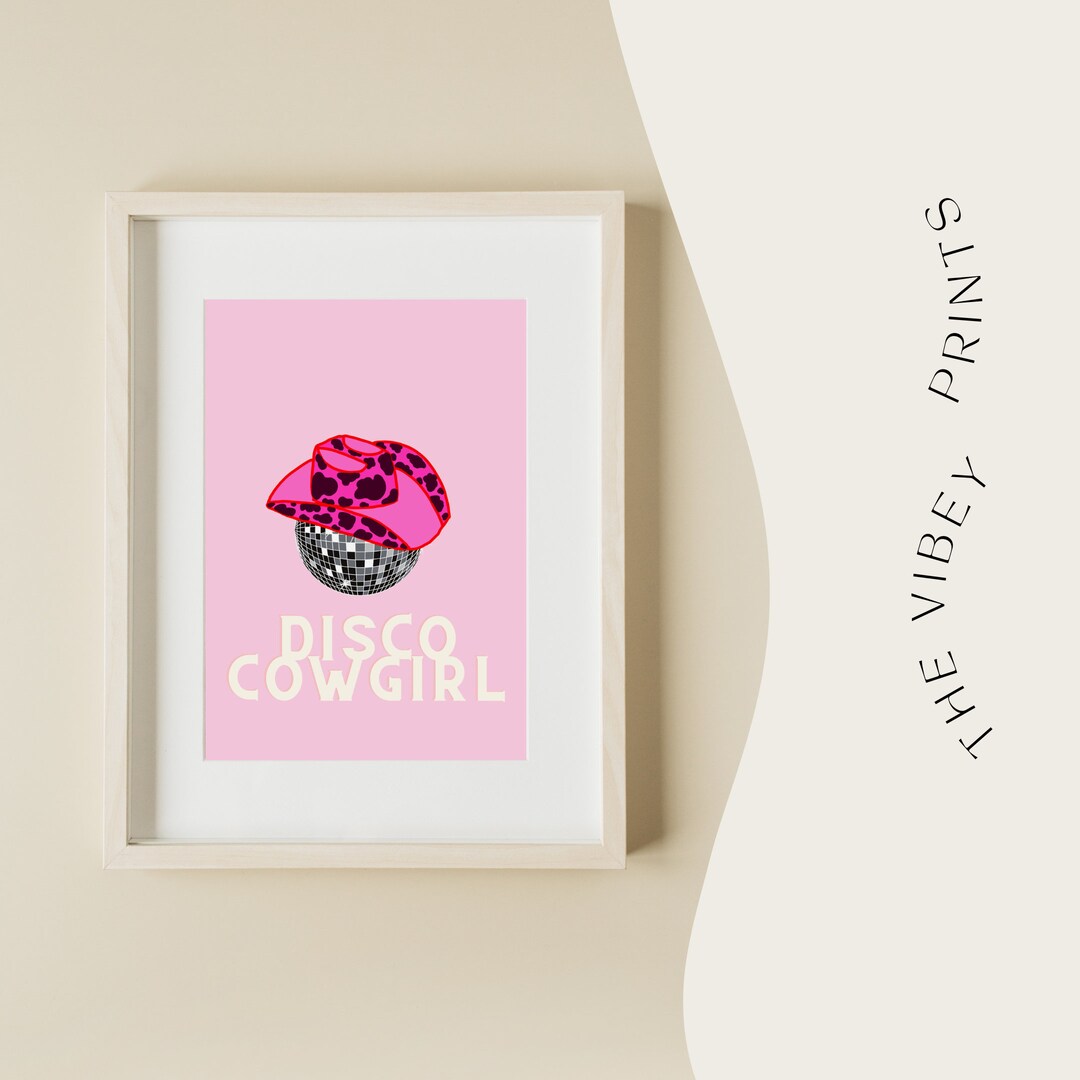 Disco Cowgirl Digital Download - Etsy