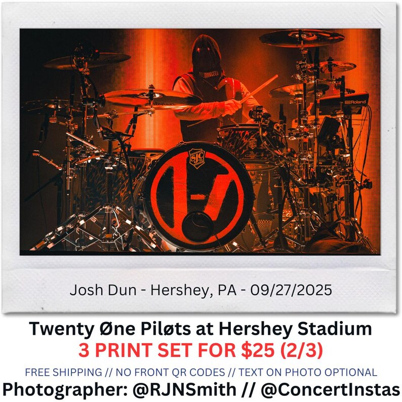 Twenty One Pilots – BREACH / Clancy Tour - Hershey, PA Sept 27 2025 ...