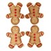 2 Decoupage Paper Napkins in the Shape of a Adorable Gingerbread Man - Etsy
