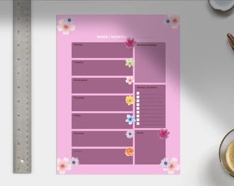 Daily & Weekly Lesson Plan | Teacher Template - Etsy