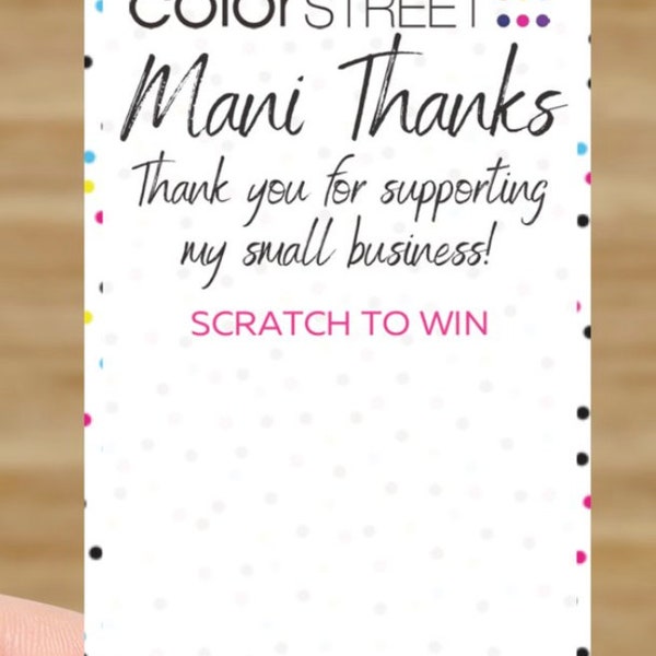 Color Street Business Cards - Etsy