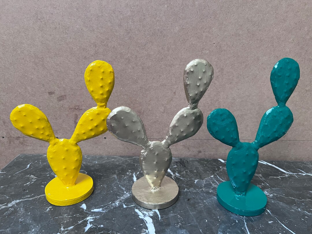 Handmade Wrought Iron Cactus - Etsy
