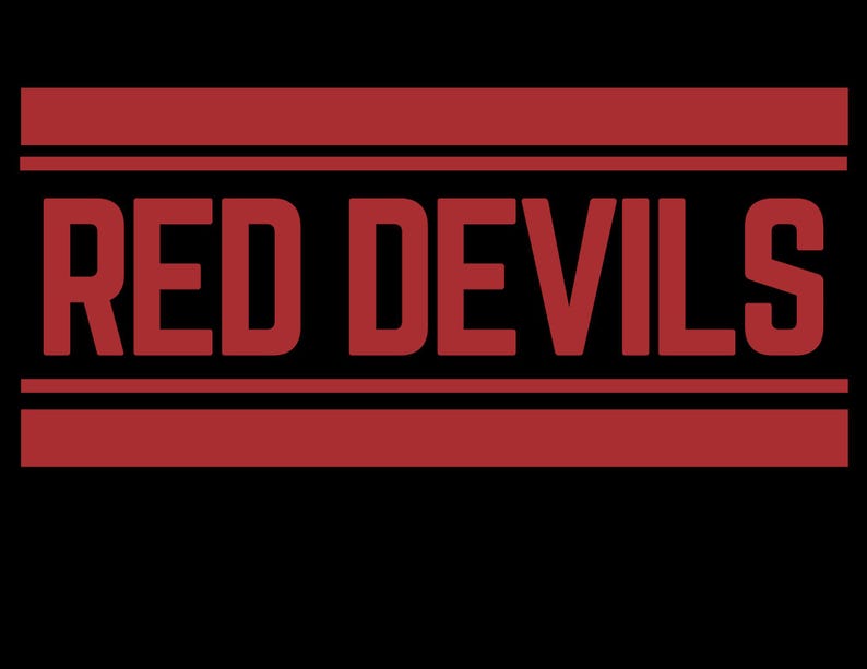 Red Devils Team Spirit PNG | SVG - Etsy