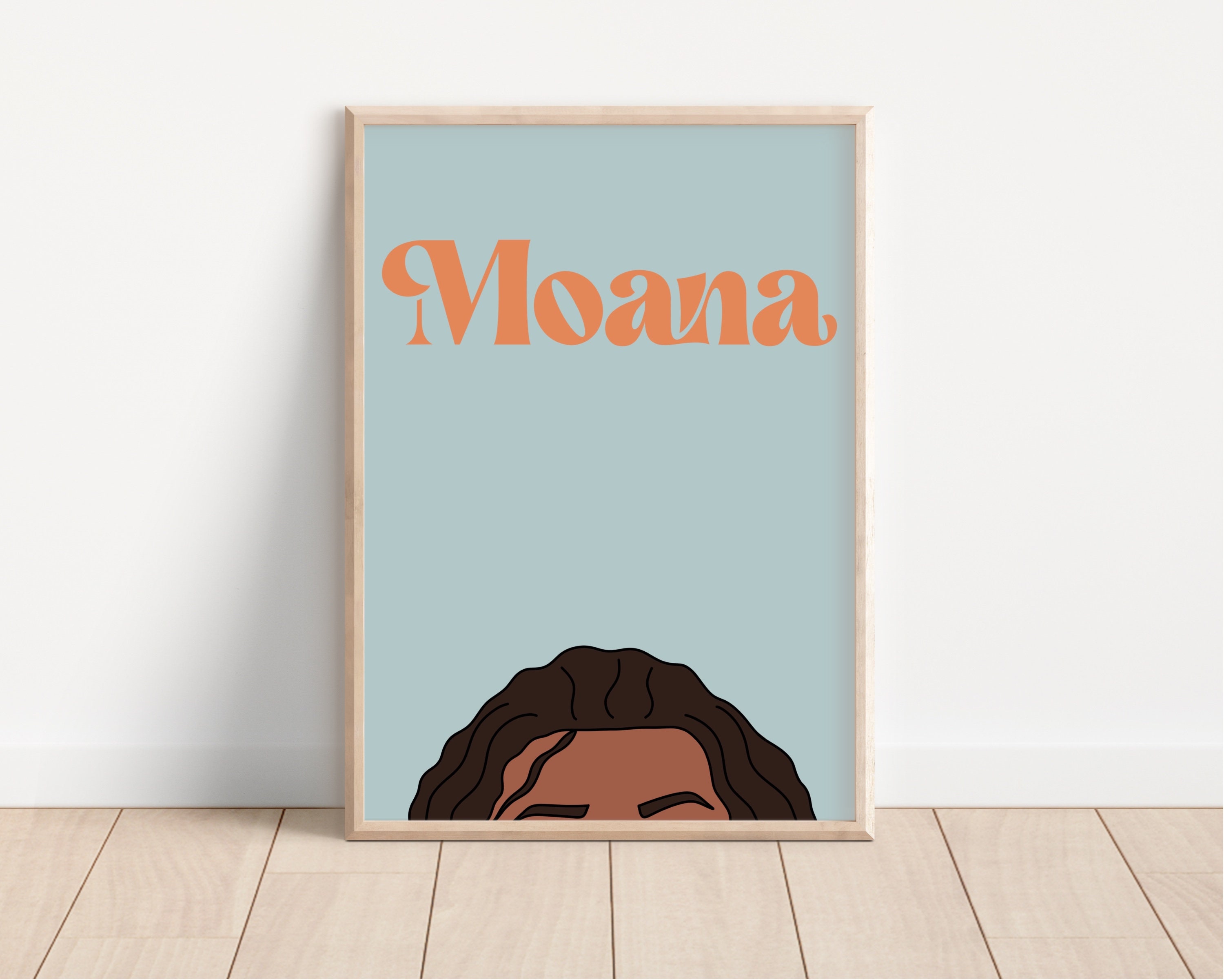 Moana Print, Moana Movie Poster, Princess Bedroom Decor, Princess ...