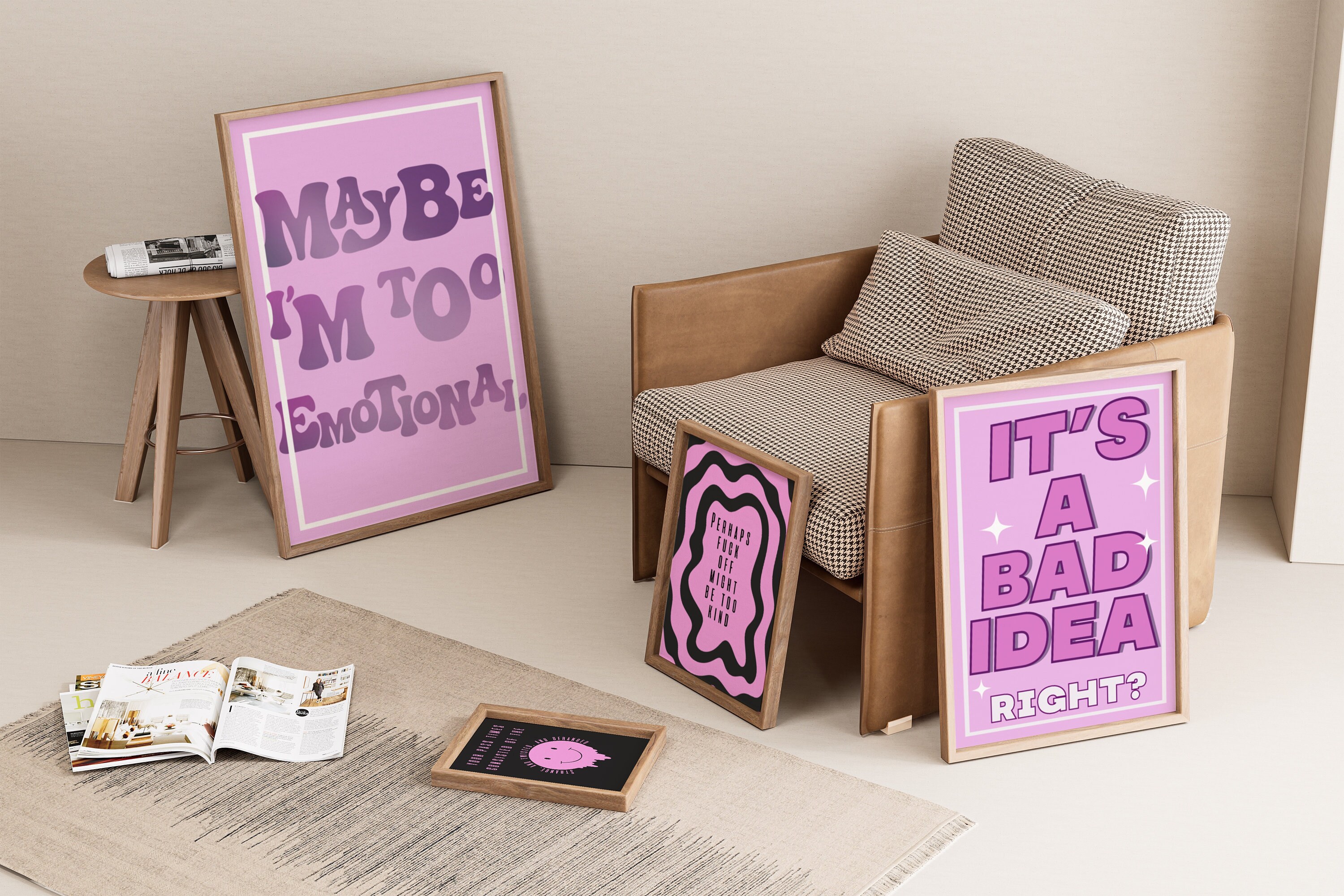 Olivia Rodrigo Lyric Print, Good 4 U Poster, Maybe I'm Too Emotional ...