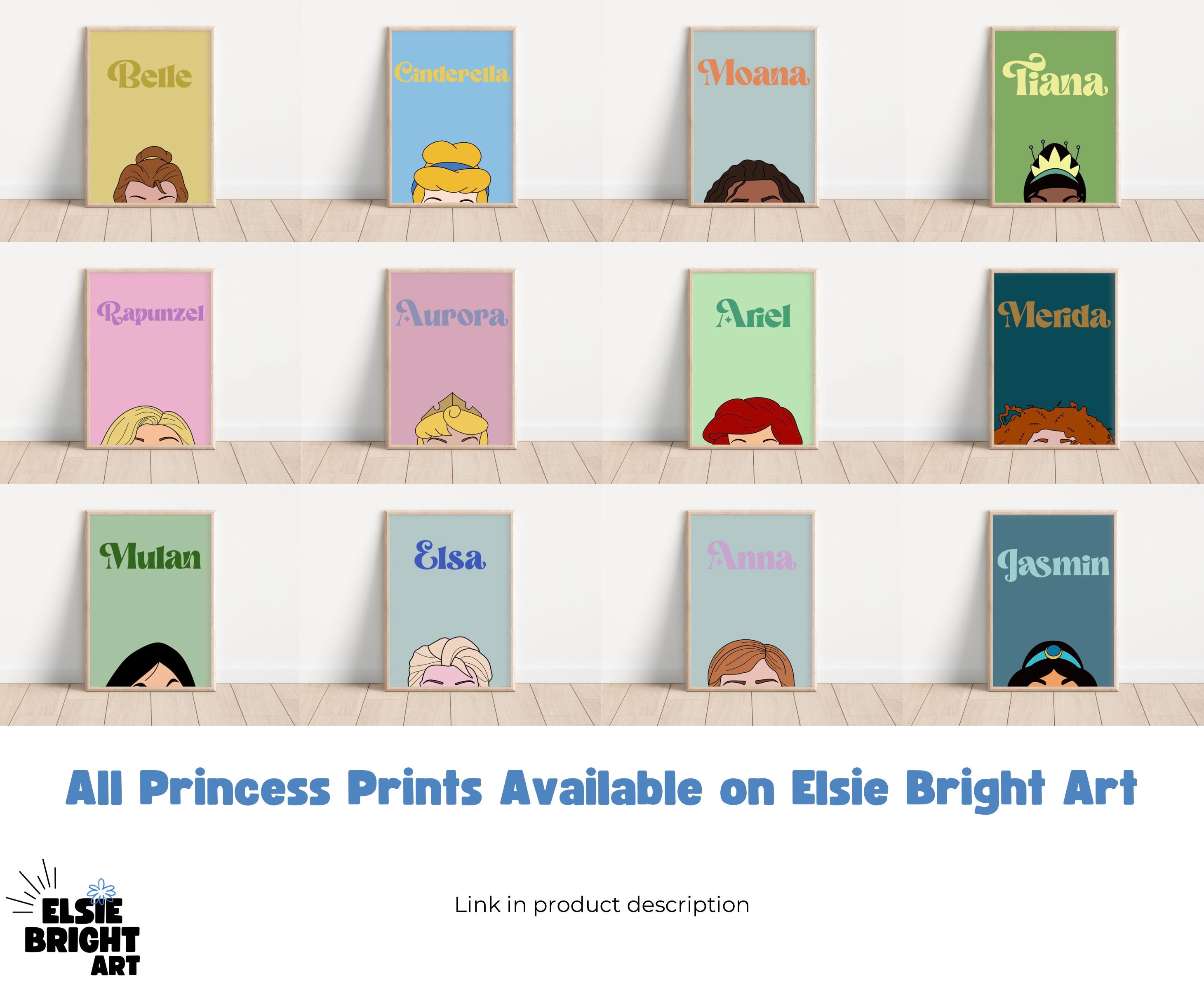 Merida Print, Brave Movie Poster, Merida Wall Art, Princess Printable ...