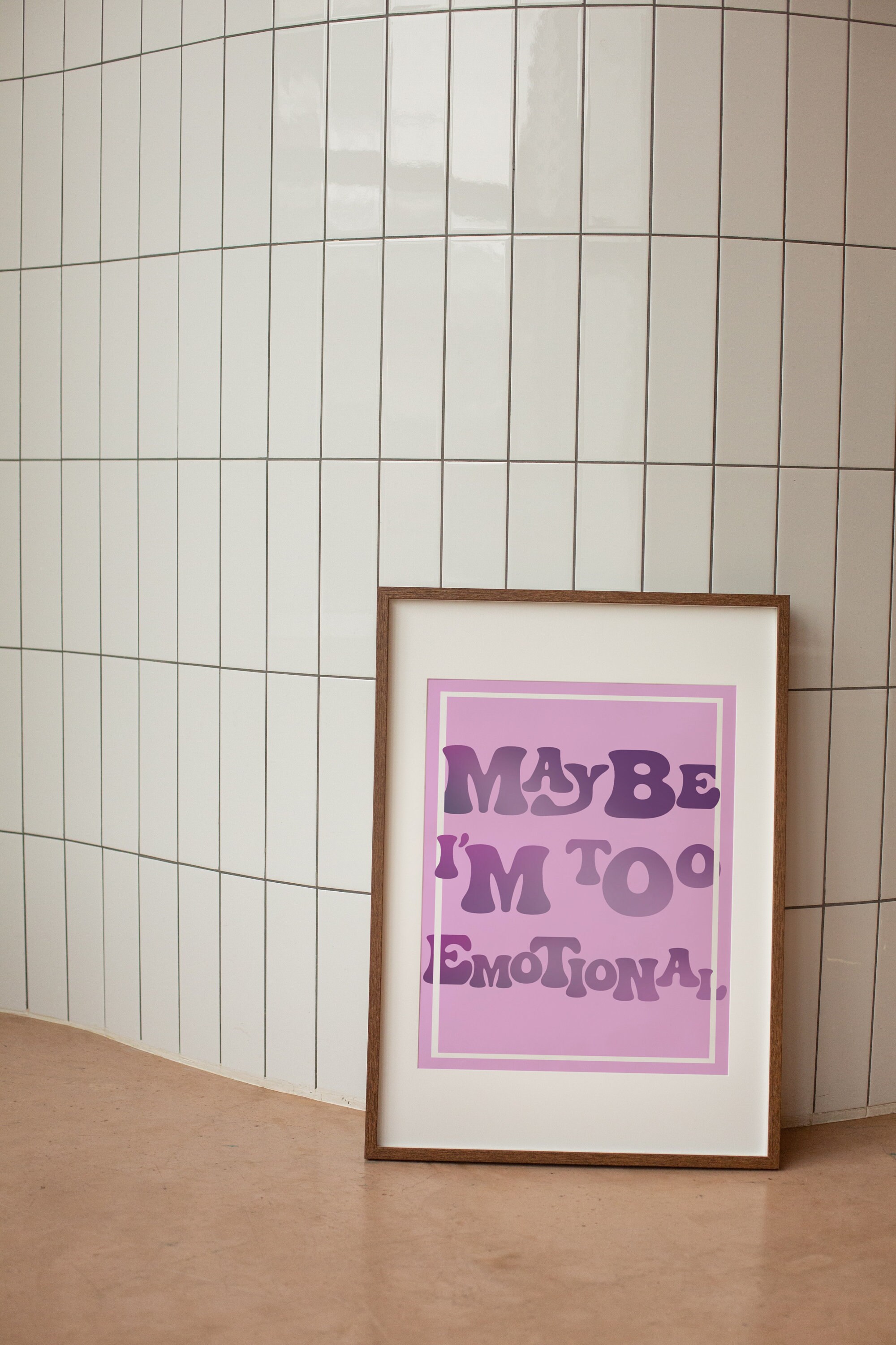 Olivia Rodrigo Lyric Print, Good 4 U Poster, Maybe I'm Too Emotional ...