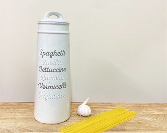 Ceramic Pasta Jar - Etsy