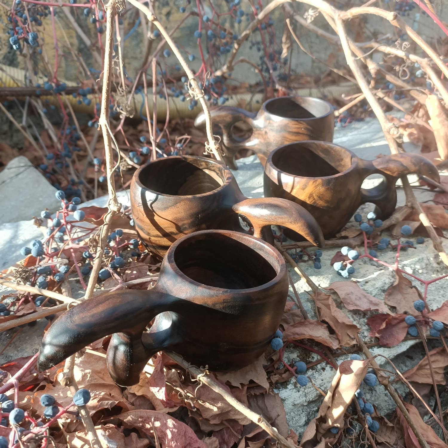 Handcarved Wood Kuksa, Bushcraft Mug , Wood Carving, Travel Cup, Kuksa ...