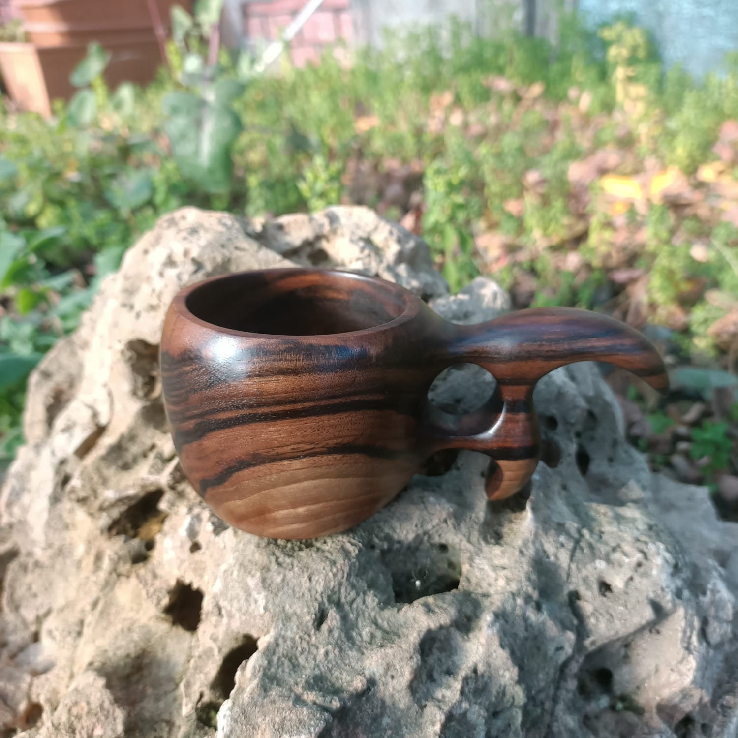 Handcarved Wood Kuksa, Bushcraft Mug , Wood Carving, Travel Cup, Kuksa ...