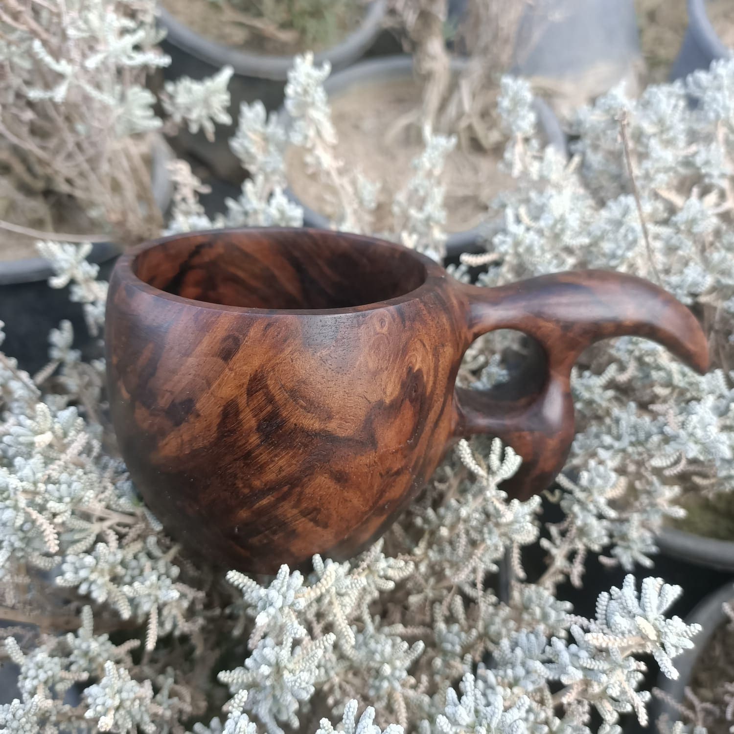 Handcarved Wood Kuksa, Bushcraft Mug , Wood Carving, Travel Cup, Kuksa ...