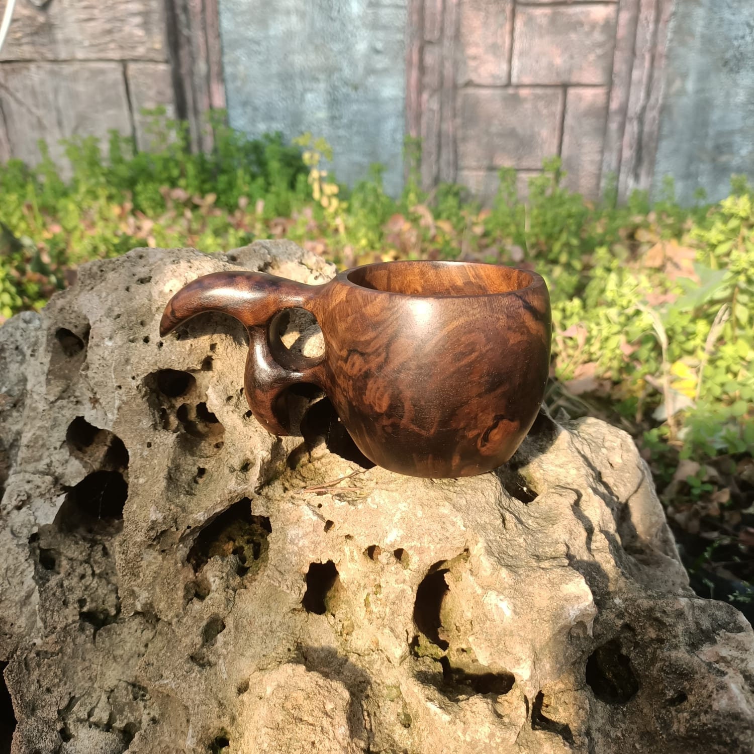 Handcarved Wood Kuksa, Bushcraft Mug , Wood Carving, Travel Cup, Kuksa ...