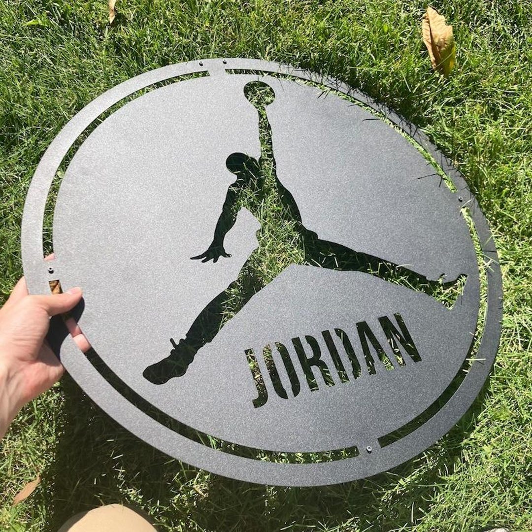 Michael Jordan Metal Wall Art, Unique Michael Jordan Wall Decor for ...