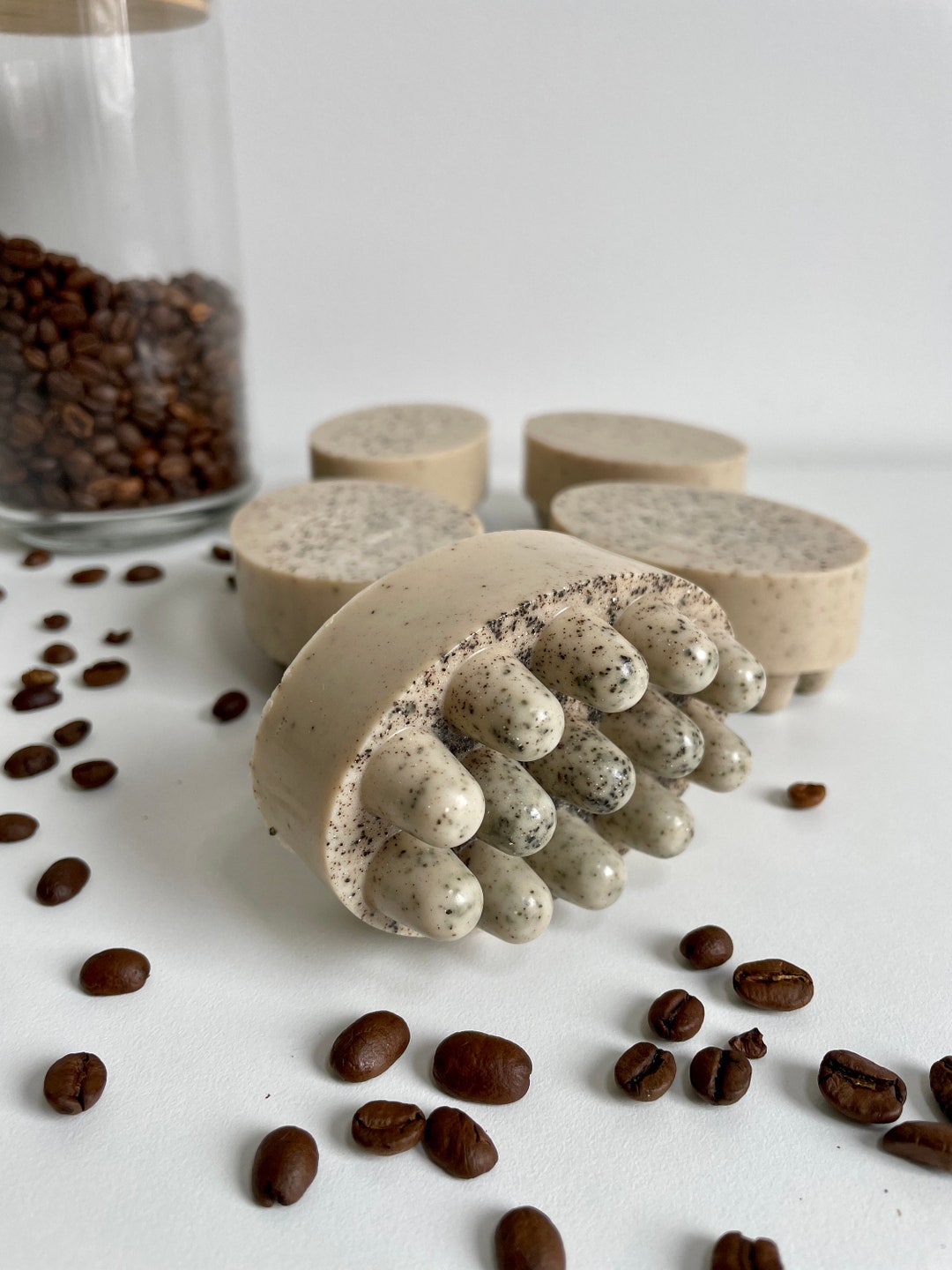 Exfoliating Massage Bar Coffee Scrub Bar Massage Bar - Etsy