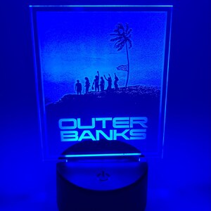Outer Banks Room Decor Light up Acrylic Sign for Outer Banks Fans ...