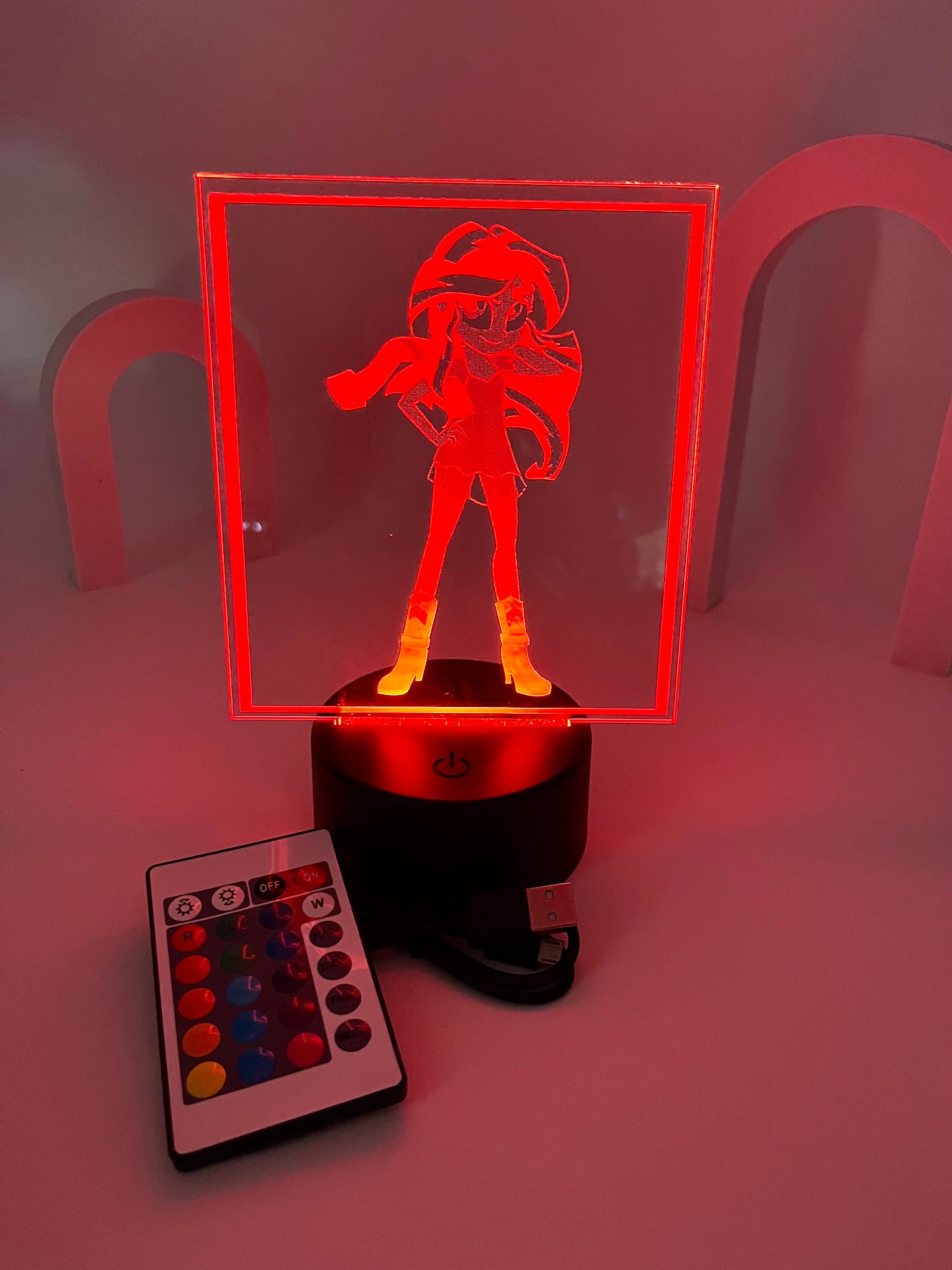 Sunset Shimmer My Little Pony Equestria Girls Light up Display Stand ...
