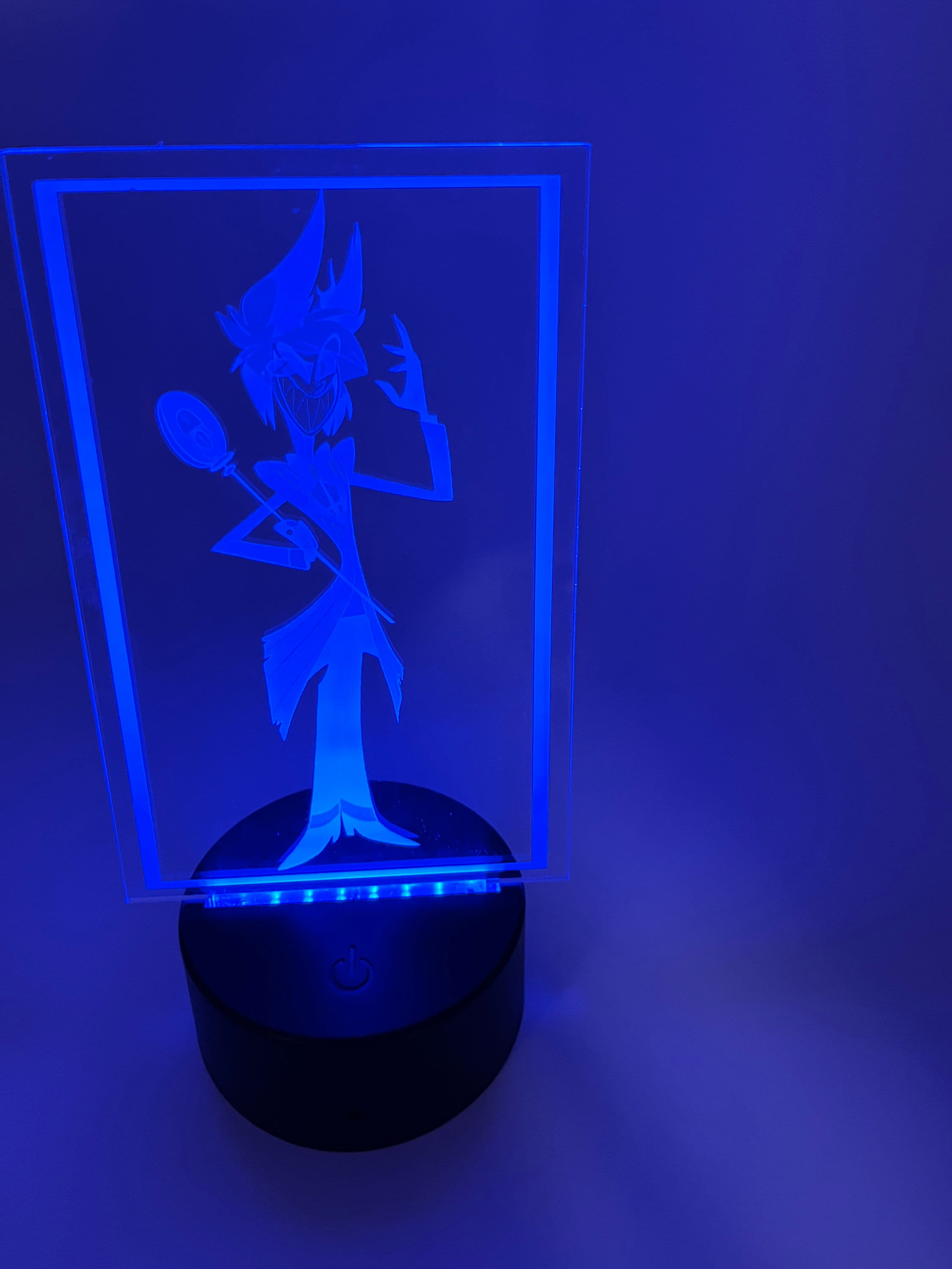 Hazbin Hotel Alastor Light up Display Stand With Remote Control - Etsy