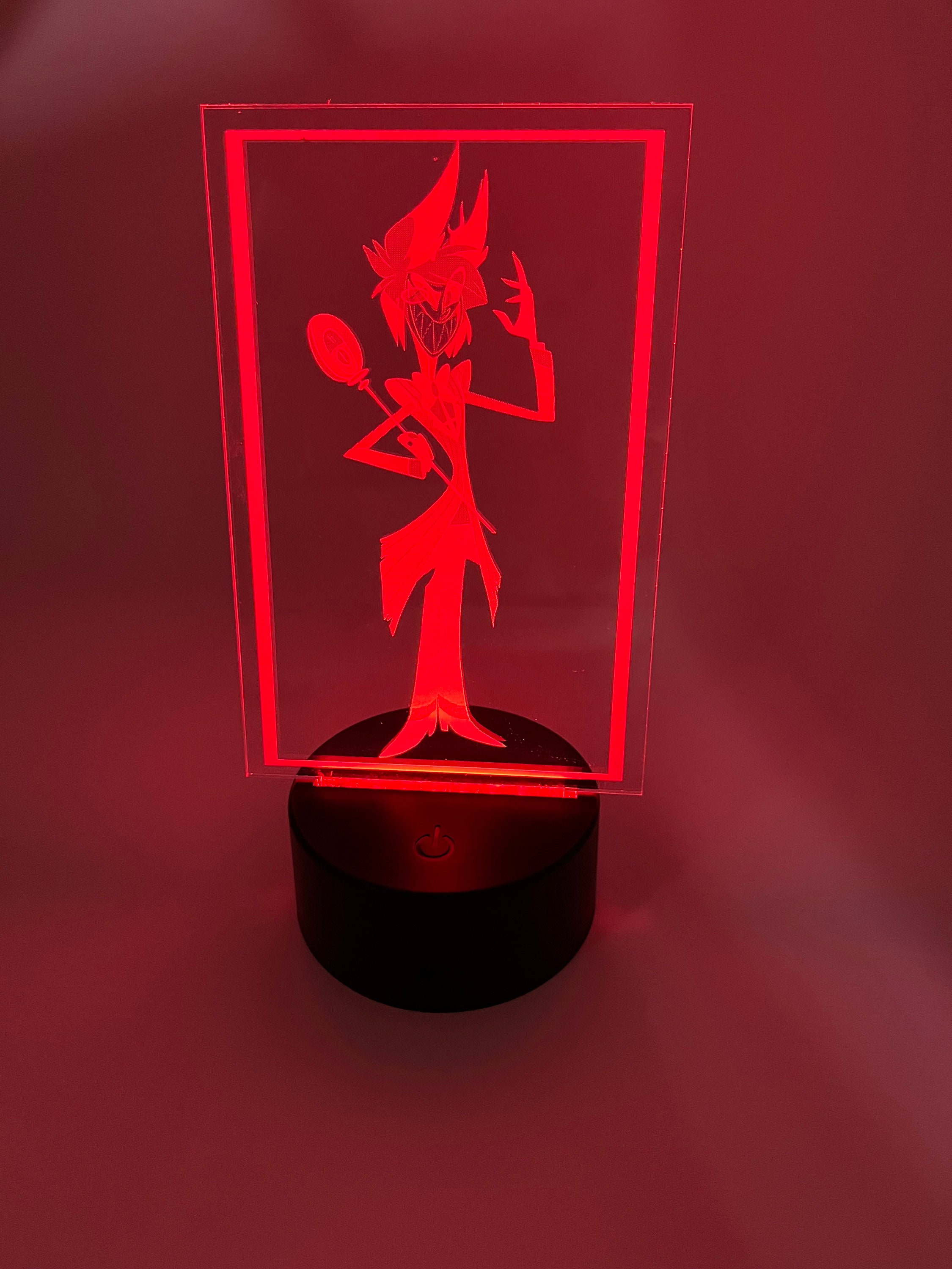 Hazbin Hotel Alastor Light up Display Stand With Remote Control - Etsy