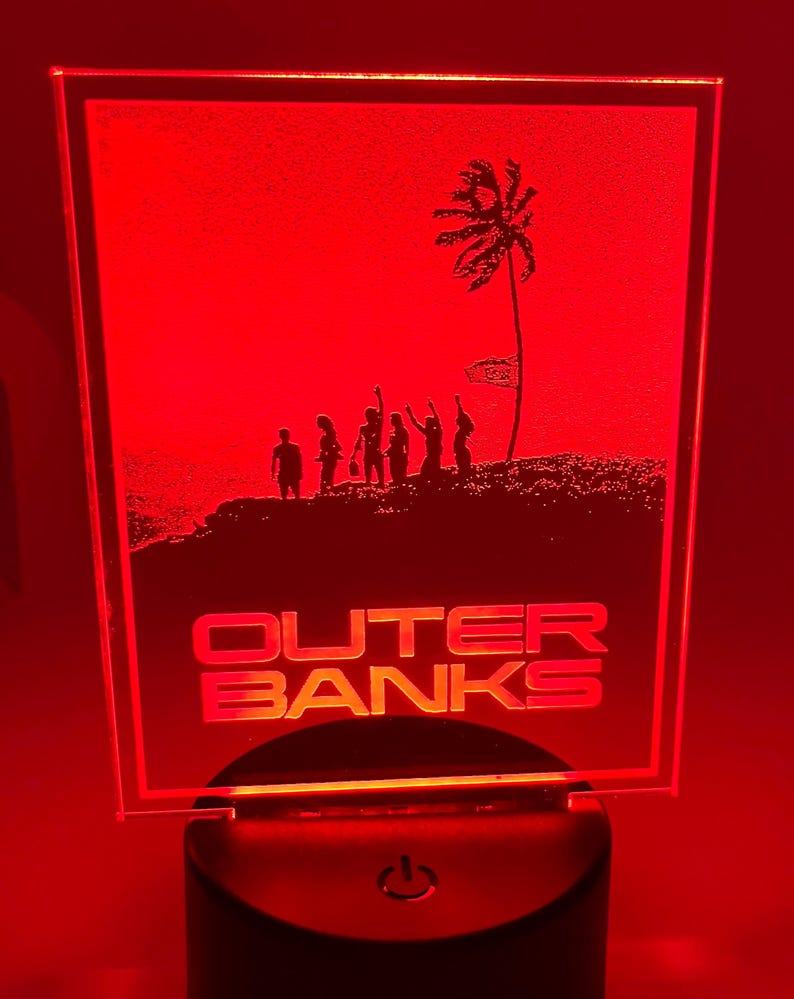 Outer Banks Room Decor Light up Acrylic Sign for Outer Banks Fans ...