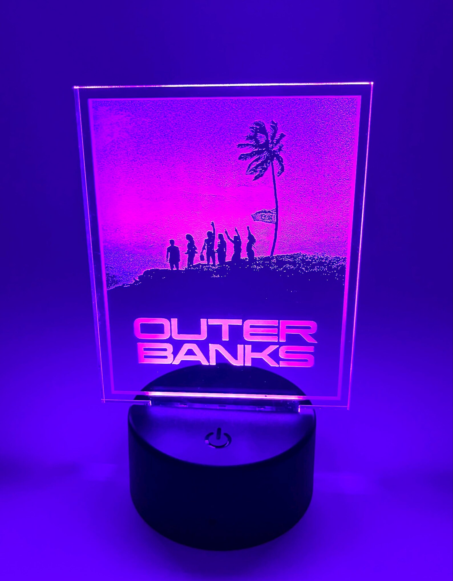 Outer Banks Room Decor Light up Acrylic Sign for Outer Banks Fans ...