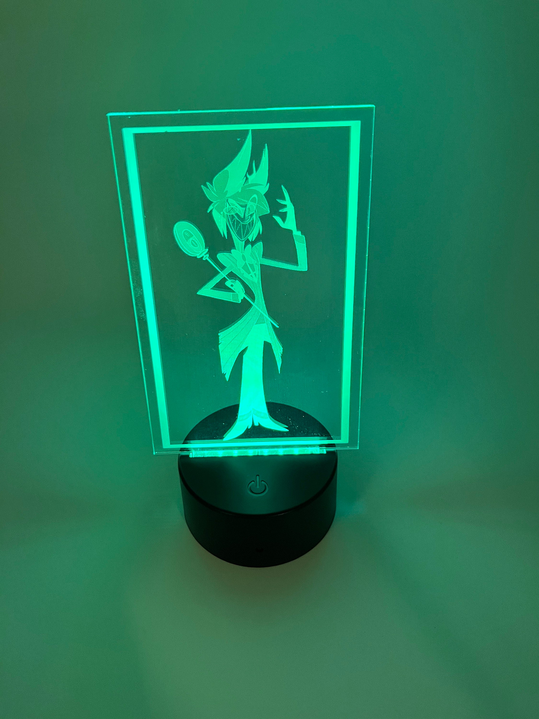 Hazbin Hotel Alastor Light up Display Stand With Remote Control - Etsy