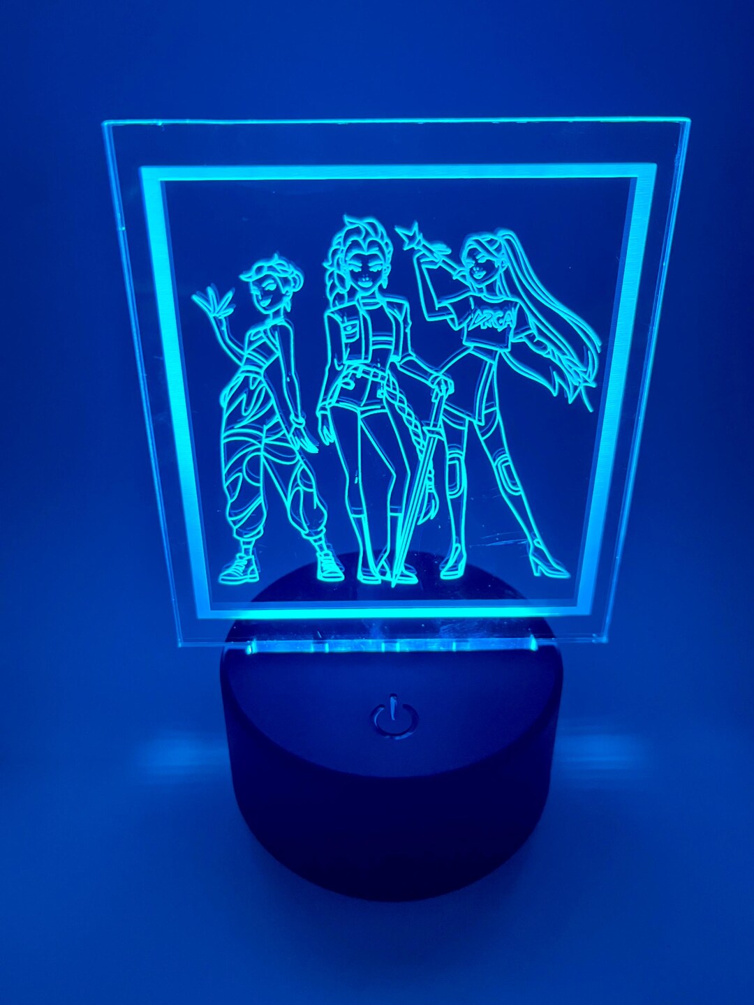 Kpop Night Light up Stand Display Fan Merch Item Music Singer Popular ...