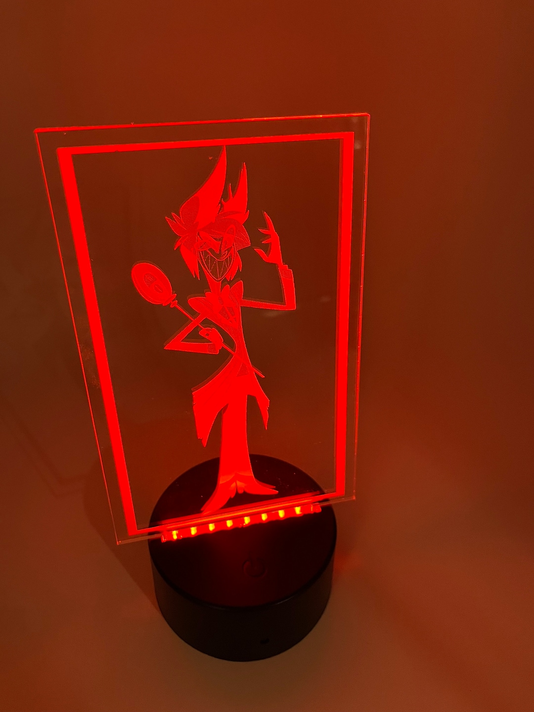 Hazbin Hotel Alastor Light up Display Stand With Remote Control - Etsy