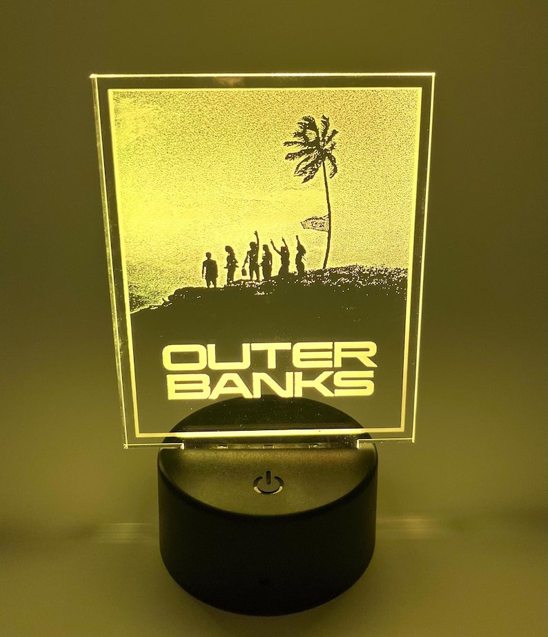 Outer Banks Room Decor Light up Acrylic Sign for Outer Banks Fans ...