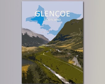 Glencoe Wall Poster - Etsy