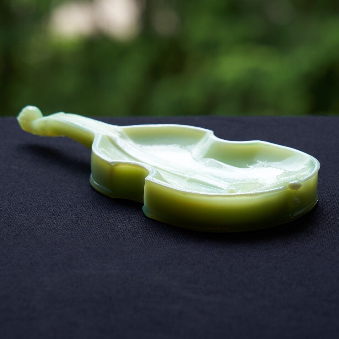 Mosser Vaseline Custard Violin, Viola, Bass, Cello,ashtray, Coin, Pin ...