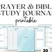 Printable Prayer Journal, Printable Bible Study Pages, Printable Bible ...