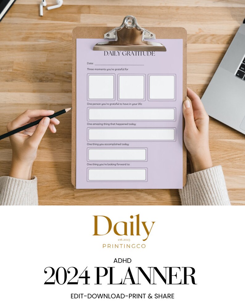 2024 Planner, Custom 2024 Planner, Editable Planner, Printable Planner ...