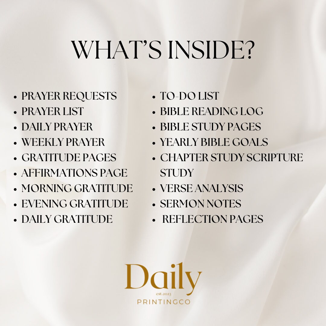 Printable Prayer Journal, Printable Bible Study Pages, Printable Bible ...