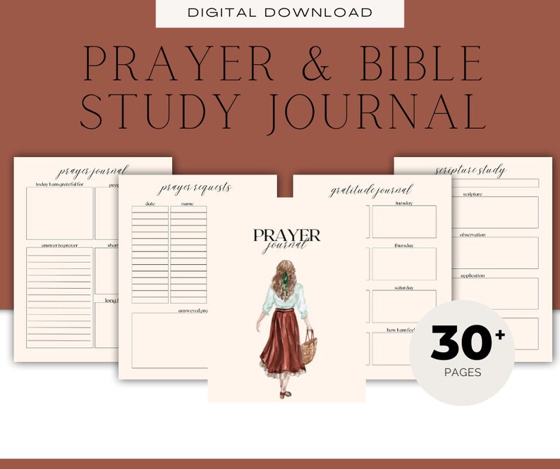 Prayer Journal Prayer Planner Prayer Templates Bible Study - Etsy