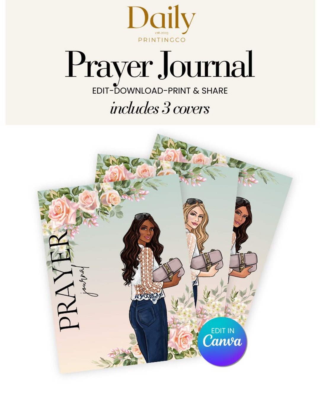 Prayer Journal, Prayer Planner, Prayer Templates, Bible Study Templates ...